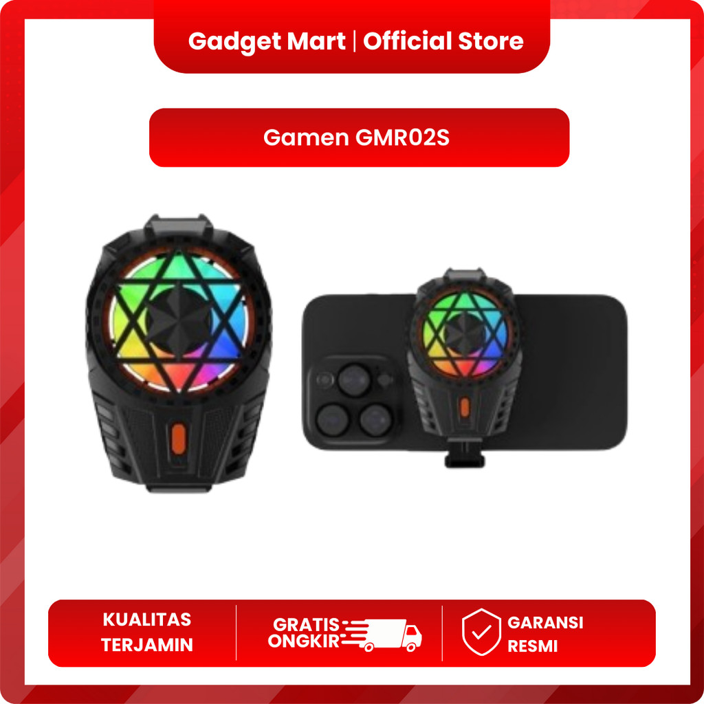 Jual Gamen Wireless Fan Cooler GMR02S Radiator Pendingin HP Cooling Fan ...