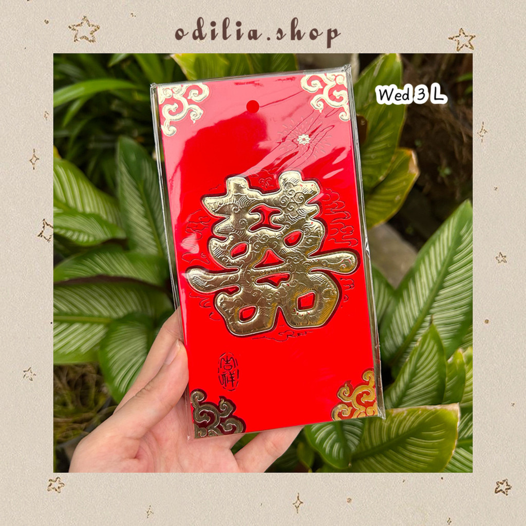 Jual Angpao Wedding Chinese Ukuran S dan L isi 6-14 pcs Amplop Nikah ...