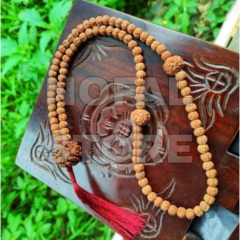 Jual Tasbih 99 Rudraksha Size Biji 8-10Mm Rudraksha Atau Tasbih 33 ...