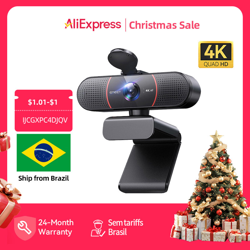 Jual 4K Webcam Streaming Web Camera EMEET USB Autofocus Mini Computer ...