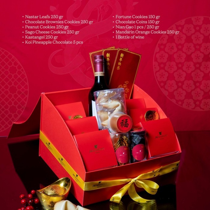 Jual Hampers Imlek 2025 JW Marriot Medan / Parcel Imlek Kue Kering JW Marriot 2025 / Hampers ...