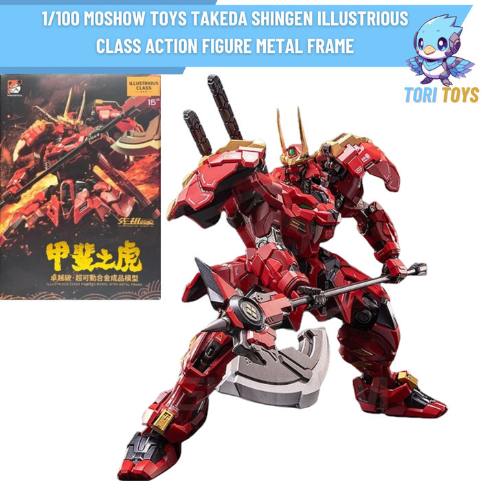 Jual 1/100 Moshow Toys Takeda Shingen Illustrious Class Action Figure ...