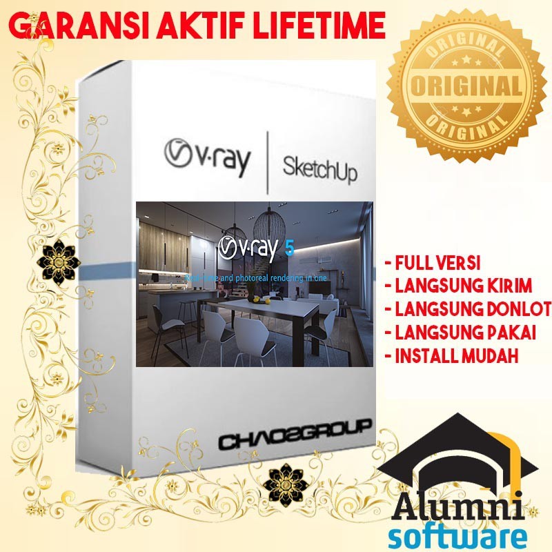 Jual [FULL VERSION] Vray V-Ray 5 SketchUp 2019-2021 - GARANSI AKTIVASI | Shopee Indonesia