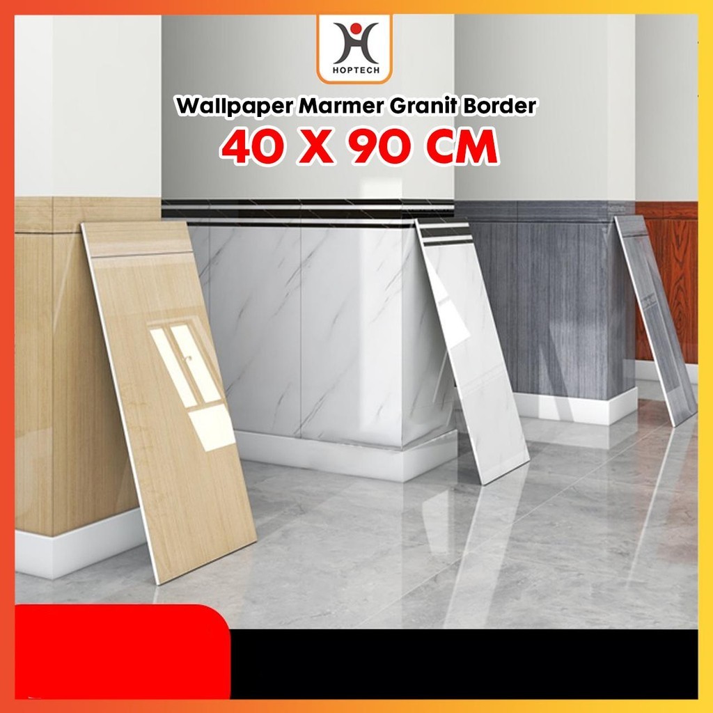 Jual Wallpaper Marmer Granit 90 x 40 cm Sticker Dinding Vinyl 40 x 90 ...