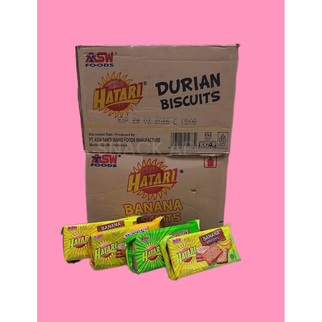 Jual Hatari Biscuit Mini Rasa Chocolate Karton isi 40 pcs X 90 gr ...