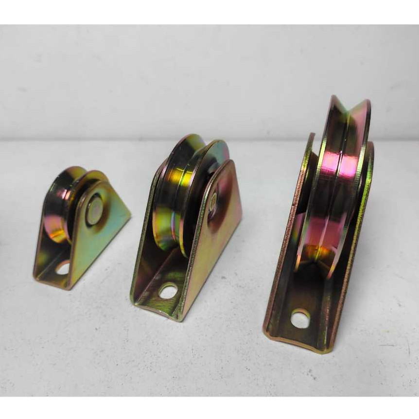 Jual Roda Pagar Roda Pintu Pagar Besi 50 Mm 75 mm 100 mm Model U & V ...