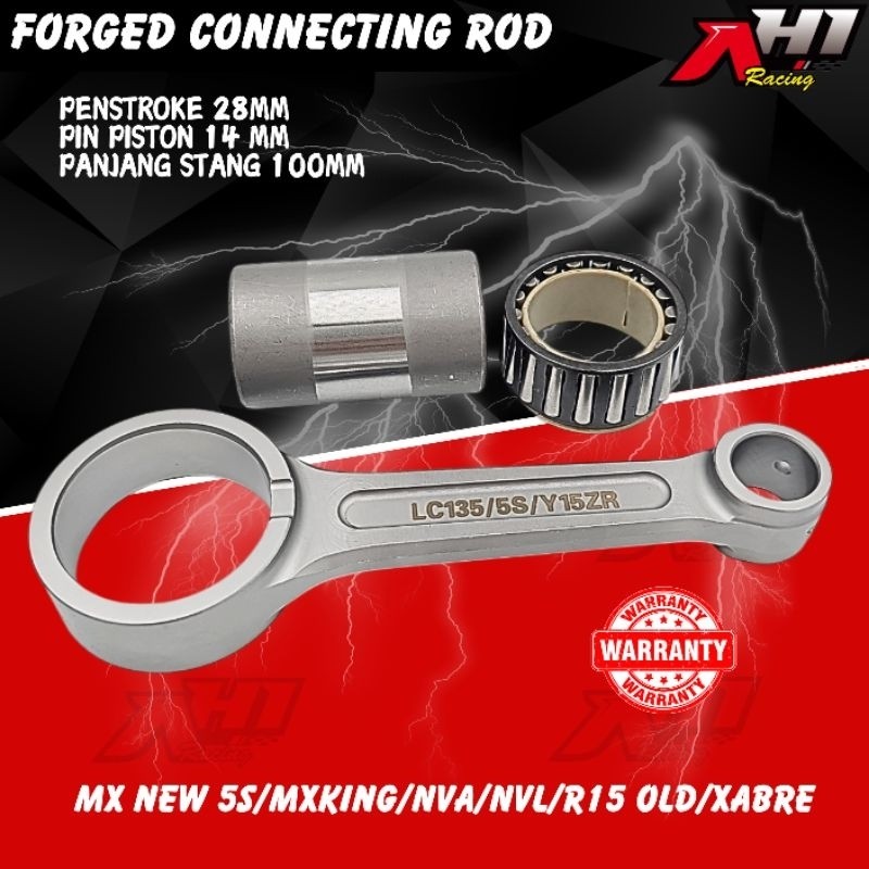 Jual AH1 RACING CONNECTING ROD STANG SEHER FORGED JUPITER MX NEW 5S ...