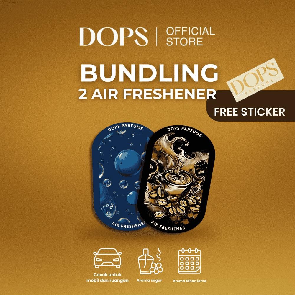 Jual Bundling 2 pcs Dops for Car Kertas l Parfum Mobil Kertas l Air ...