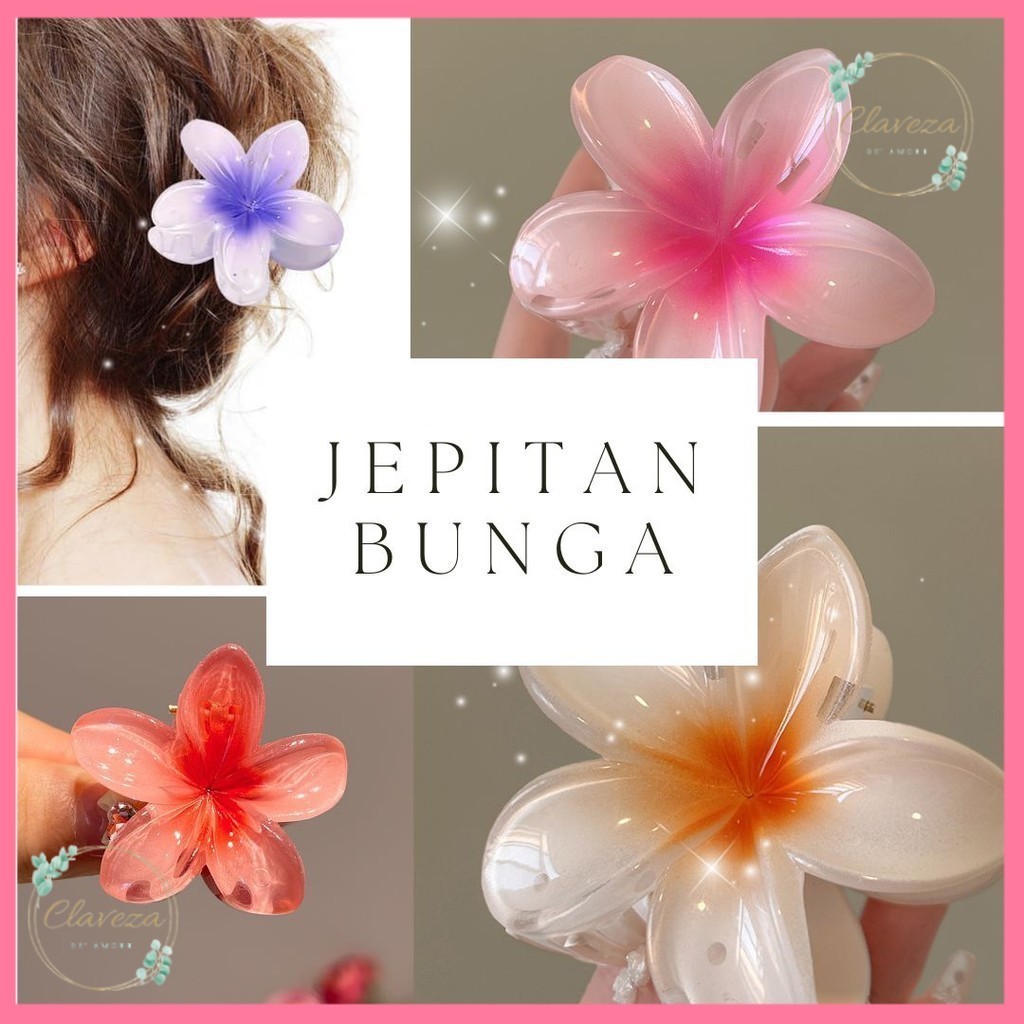 Jual Jepit Rambut Bunga Kamboja Bali Pantai 1 Tangkai | Shopee Indonesia