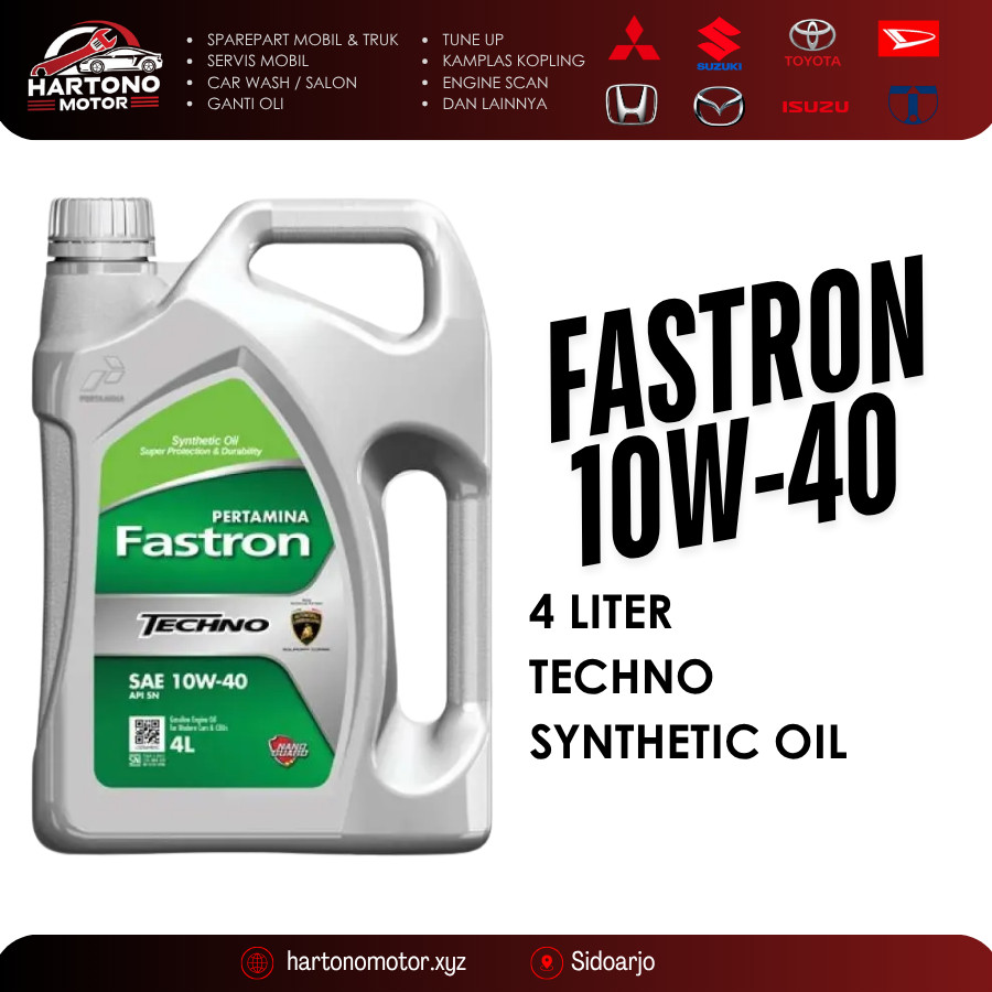 Jual [ASLI ORI]MESRAN OLI FASTRON TECHNO SAE 10W-40 BENSIN GALON 4 ...