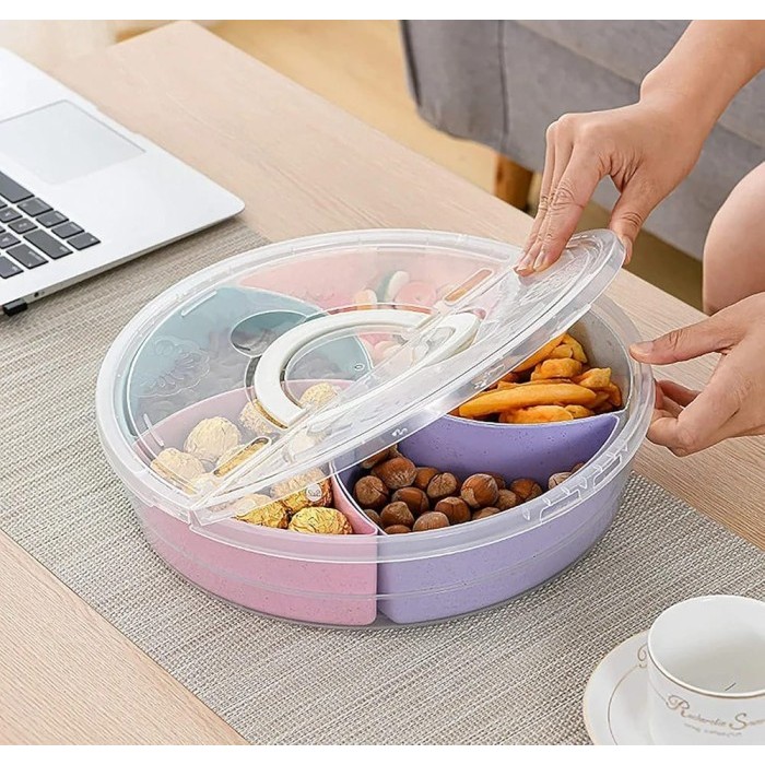 Jual NATUREFOOD wadah camilan Snackle box container, Tackle box for ...