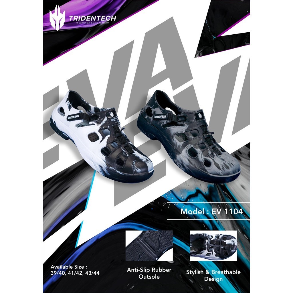Jual SEPATU MANCING EVA TRIDENTECH 1104 GRADASI | Shopee Indonesia