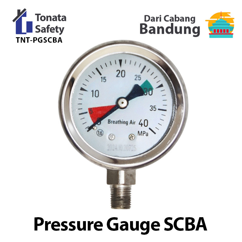 Jual Pressure Gauge SCBA Pemadam 400 Bar 40 Mpa / Manometer SCBA ...