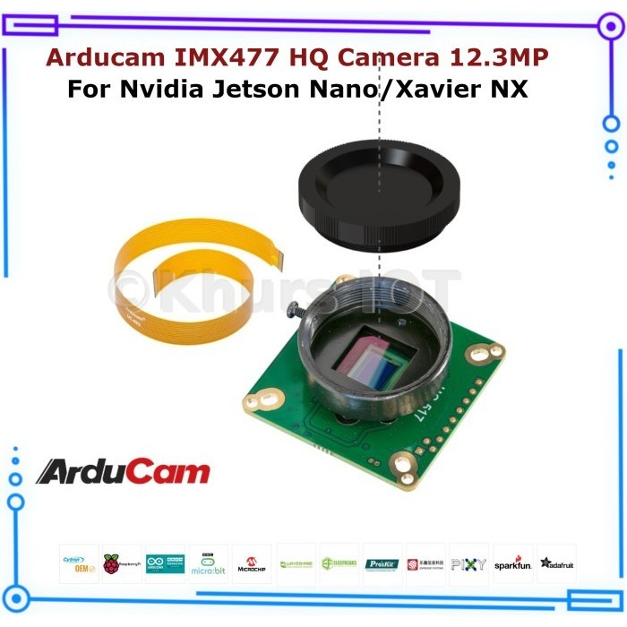 Jual GB99 Arducam IMX477 HQ Camera 12.3MP for Nvidia Jetson Nano ...