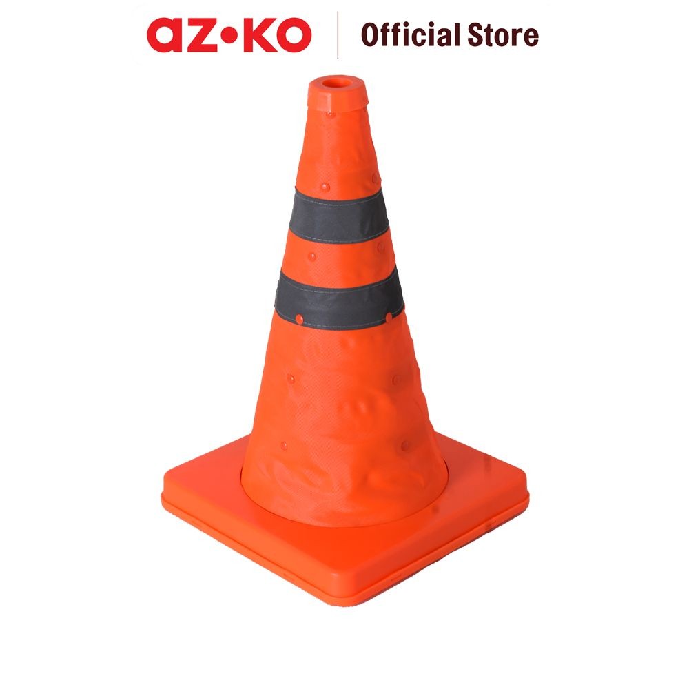 Jual AZKO Maxbuilt 40 cm Kerucut Lalu Lintas Lipat - Orange Traffic Cone Pembatas Jalan Alat ...