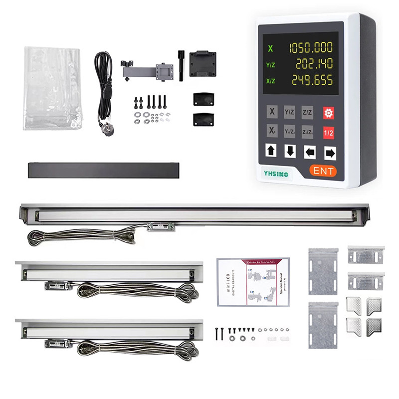 Jual YH800 Mini Digital Readout for Lathe 2 3 Axis Dro Set Display YH800-2E YH800-3E TTL DB9 for ...