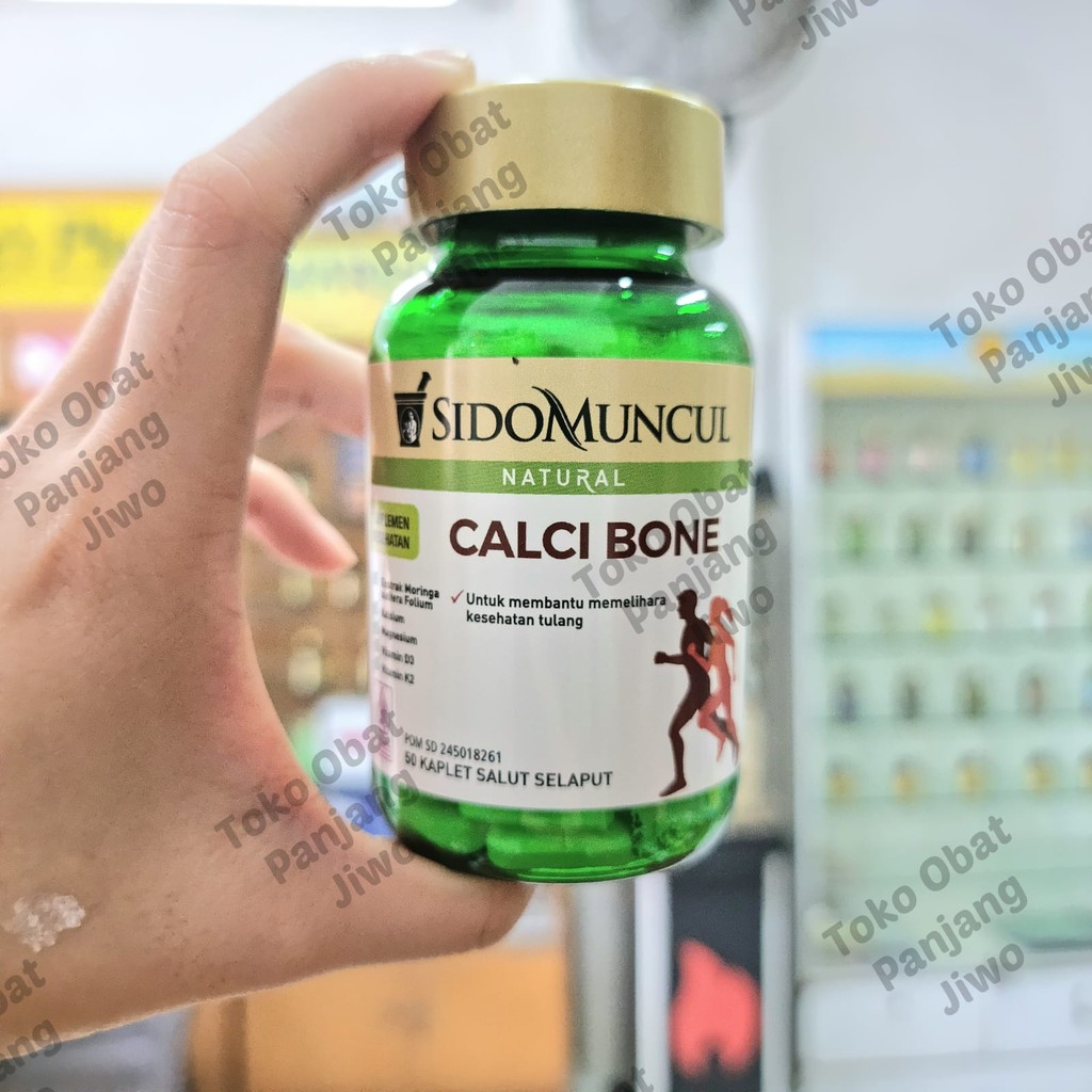 Jual SIDO MUNCUL CALCI BONE 50 KAPSUL - Memelihara Kesehatan Tulang ...