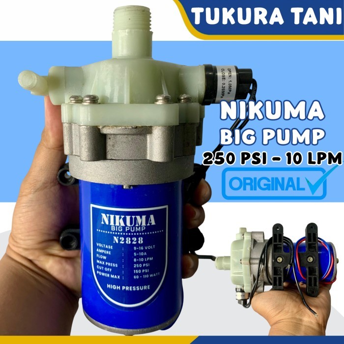 Jual Dinamo Portable Sprayer NIKUMA BIG PUMP - MAKS 250 PSI | Shopee ...