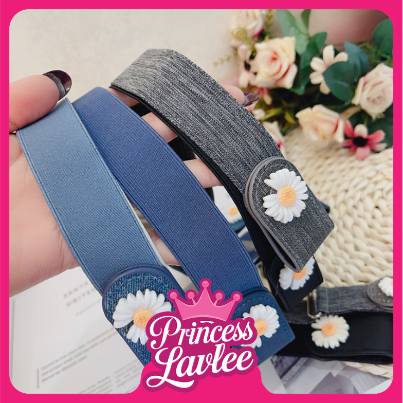 Jual PL F6092 Belt Motif Bunga Korea Fashion Tali Pinggang Wanita Tali ...