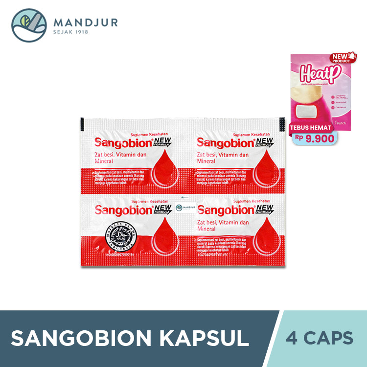 Jual Sangobion Strip 4 Kapsul - Obat Penambah Darah dan Anemia | Shopee ...