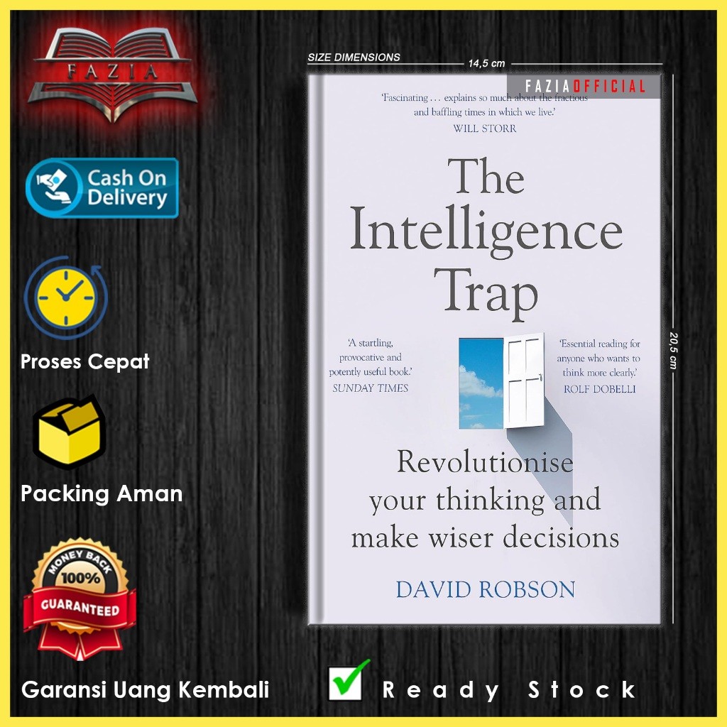Jual The Intelligence Trap by David Robson (English/Indonesia) | Shopee ...