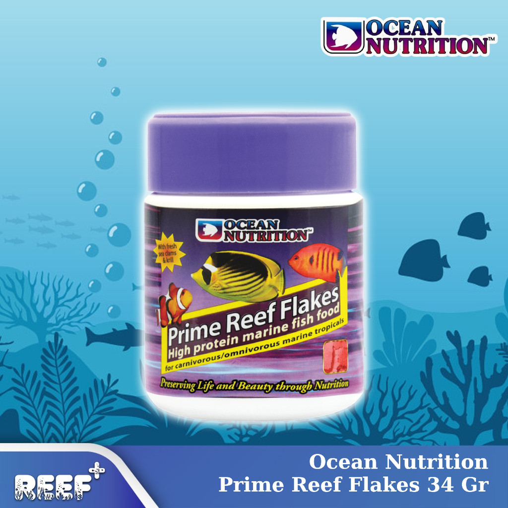 Jual Ocean Nutrition Prime Reef Flakes - Makanan Ikan 34 Gr | Shopee ...