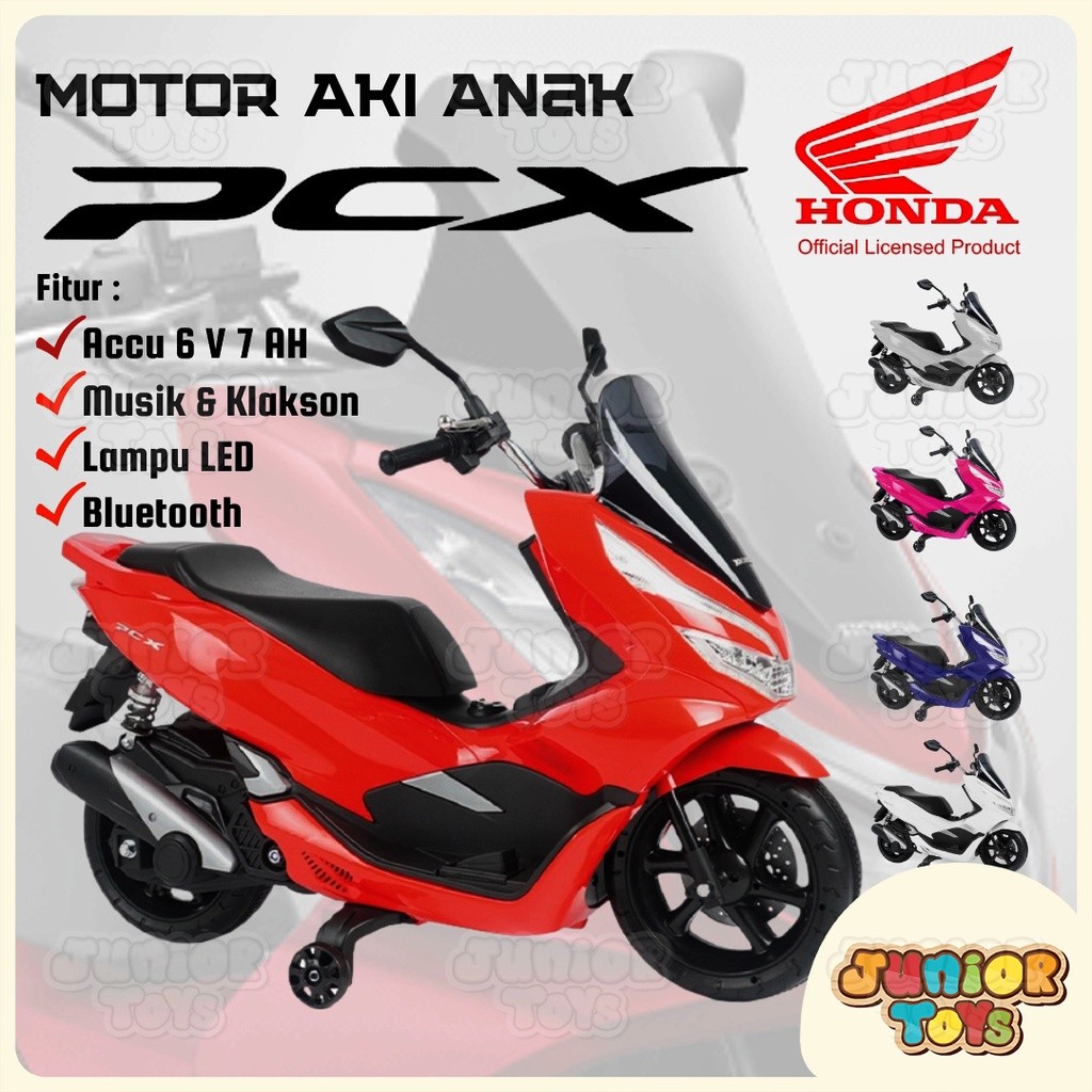 Jual Motor Aki Anak PCX Honda Mainan Motoran Bisa Dinaiki Sepeda Motor ...