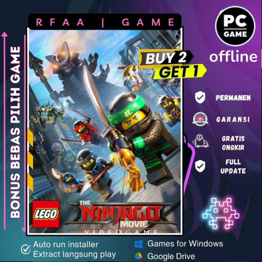 Jual THE LEGO NINJAGO MOVIE VIDEO GAME | GAME PC - LAPTOP - DL | Shopee ...