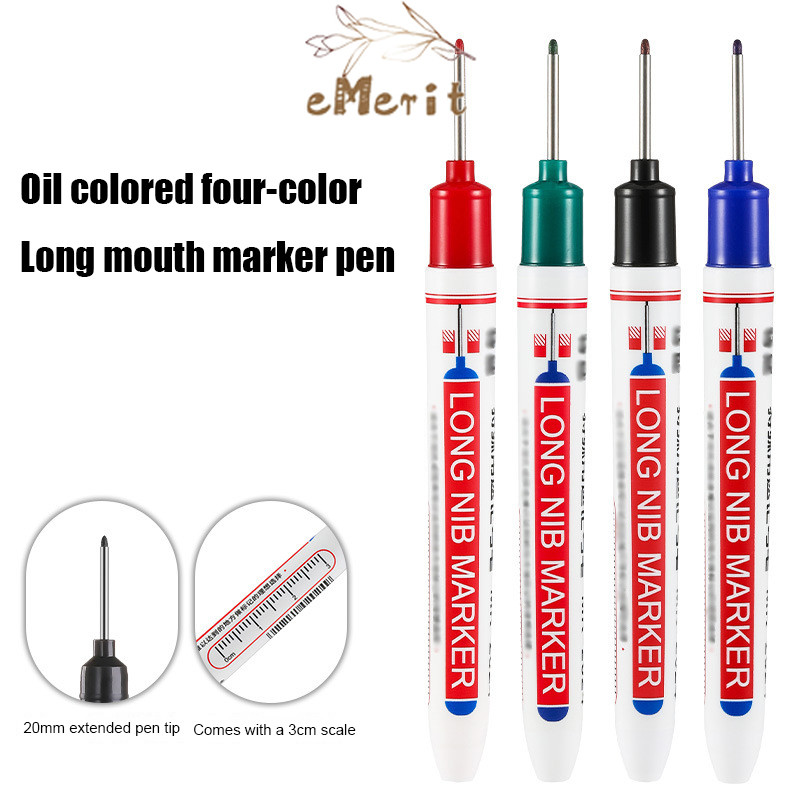 Jual 1Pcs Spidol Marker Serbaguna Penanda Besi Kayu Kepala Panjang Long ...