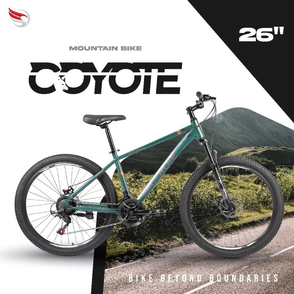 Jual Sepeda Gunung MTB ELEMENT COYOTE 26" inch 3x7 speed / 21 SPEED - Hi ten ORIGINAL | Shopee ...