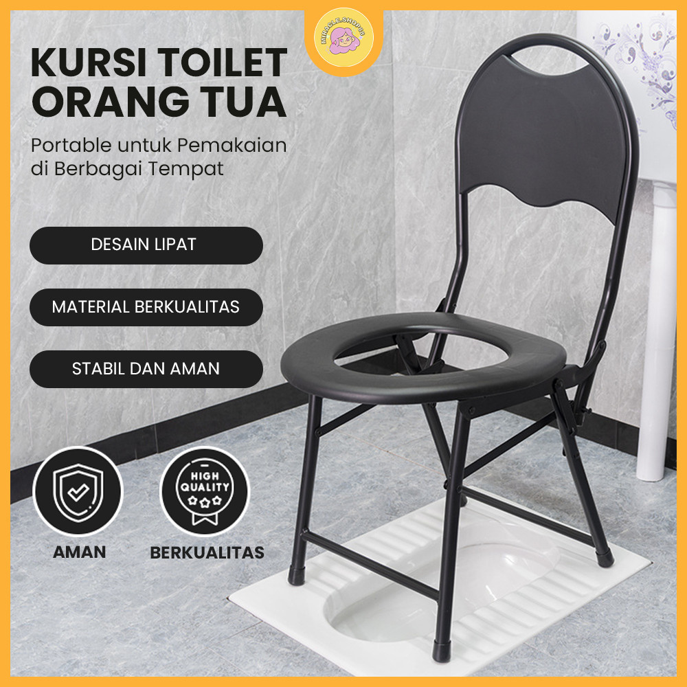 Jual GT65D MS Kursi Toilet WC Duduk Portable Bagi Orang Tua Dan Ibu ...