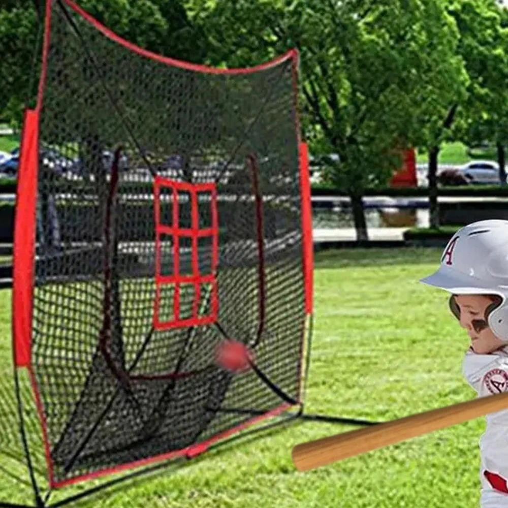 Jual Baseball Practice Net Adjustable Strike Zone Target Throwing ...