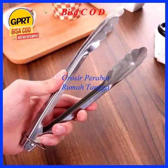 Jual GPRT Capitan Stainless Jepitan Gorengan Penjepit Makanan Capitan ...