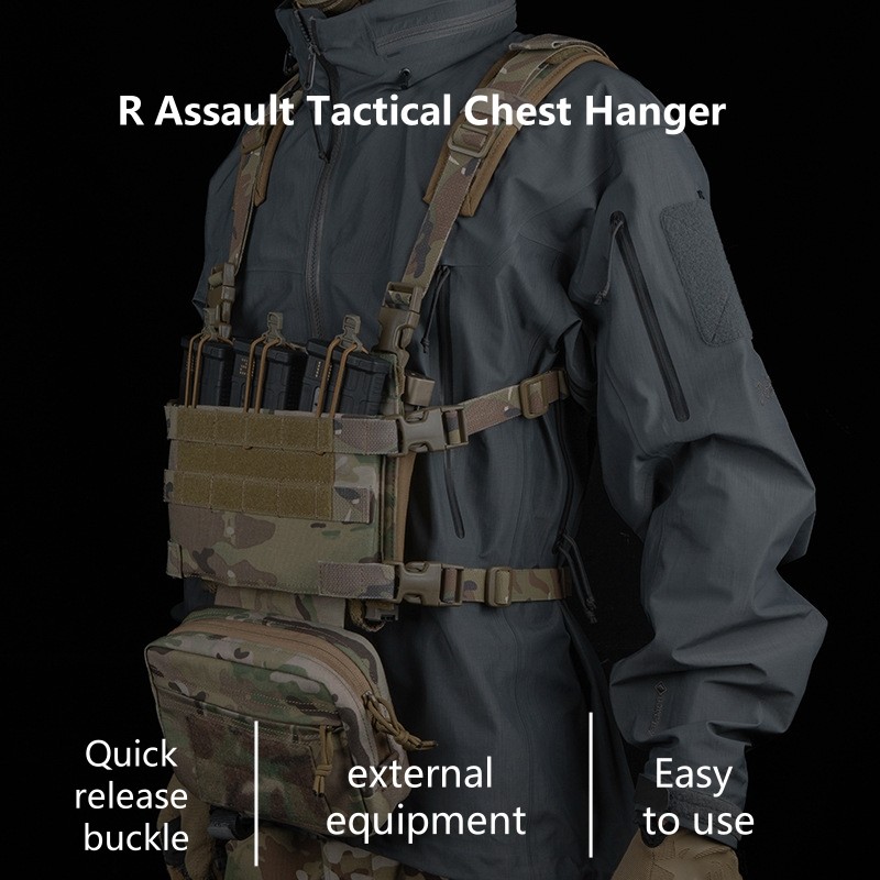 Jual R series assault vest chest strap that can be connected to ...
