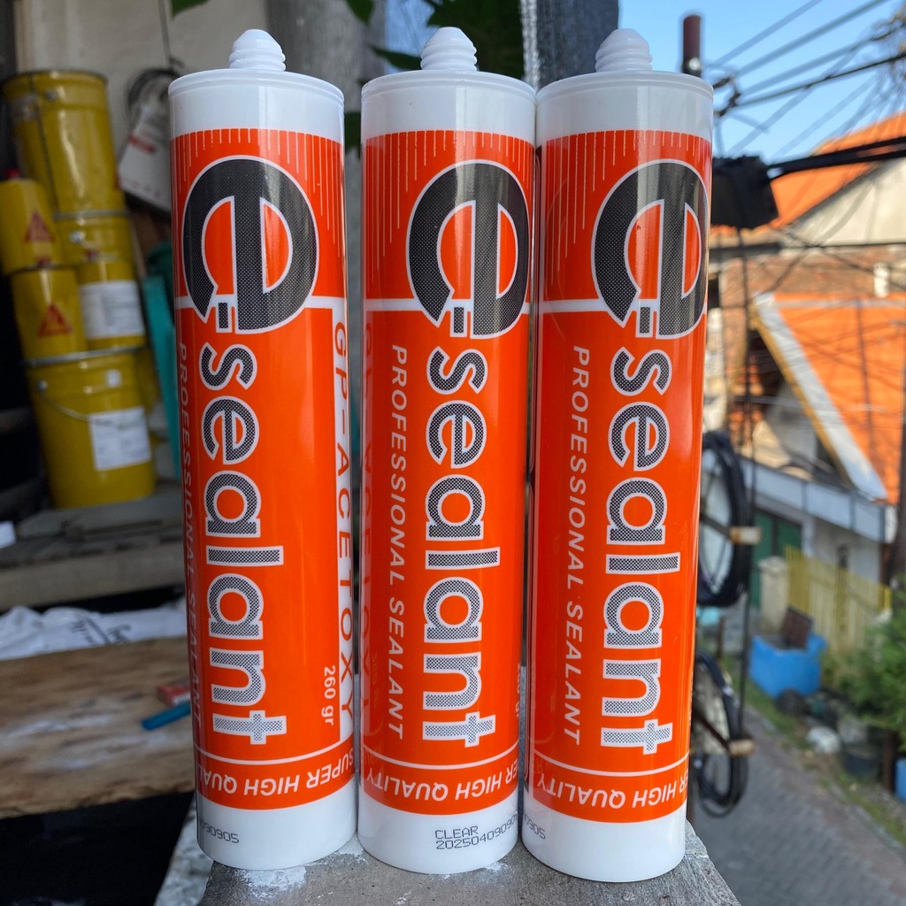 Jual E - sealant Lem Silicone Lem Sealant Lem Botol Lem Kaca Netral ...