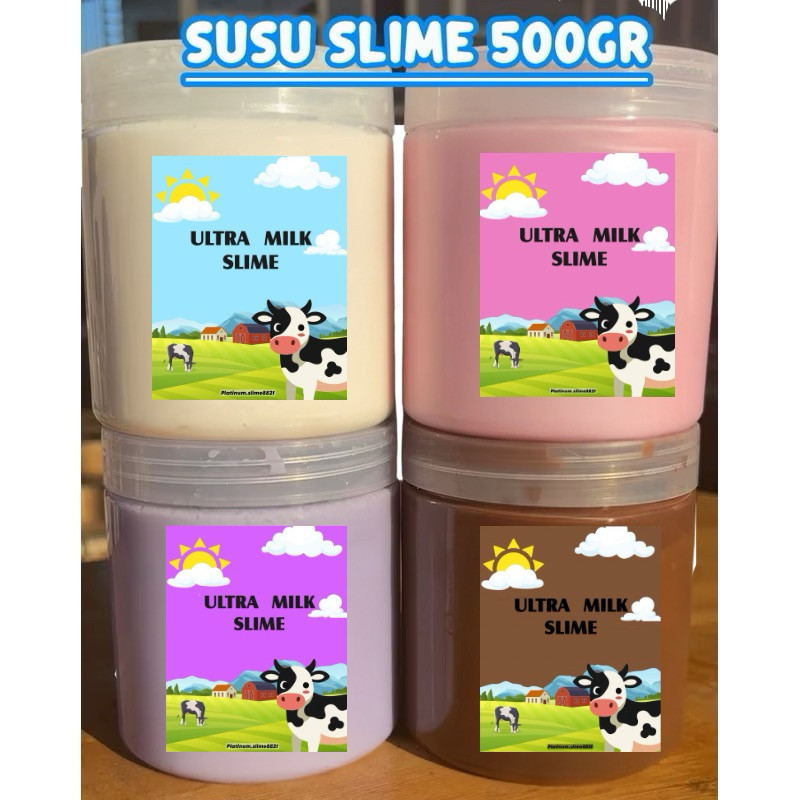 Jual SLIME SUSU / MILK SLIME 500 GRAM SLIME ACTIVATOR SLIME KIT SLIME ...