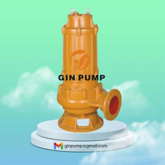 Jual Pompa Celup Air Kotor / Submersible Sewage Pump Merek Gin pump 200WQ250-22-30KW 8inch 380V ...