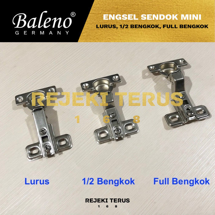 Jual Engsel Sendok Mini / Engsel Pintu Lemari Kecil Lurus Setengah Full ...