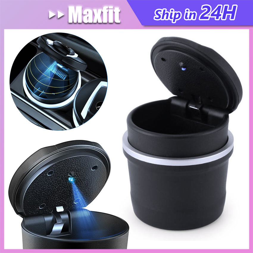 Jual Asbak Mobil Lampu Led Premium Dengan Tutup Car Ashtray 2 In1 ...