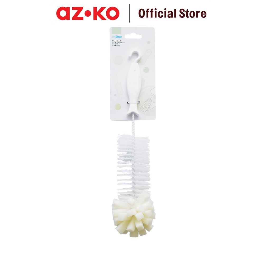 Jual AZKO Proclean Sikat Botol Plus Busa - Putih Bottle Cleaning Brush ...