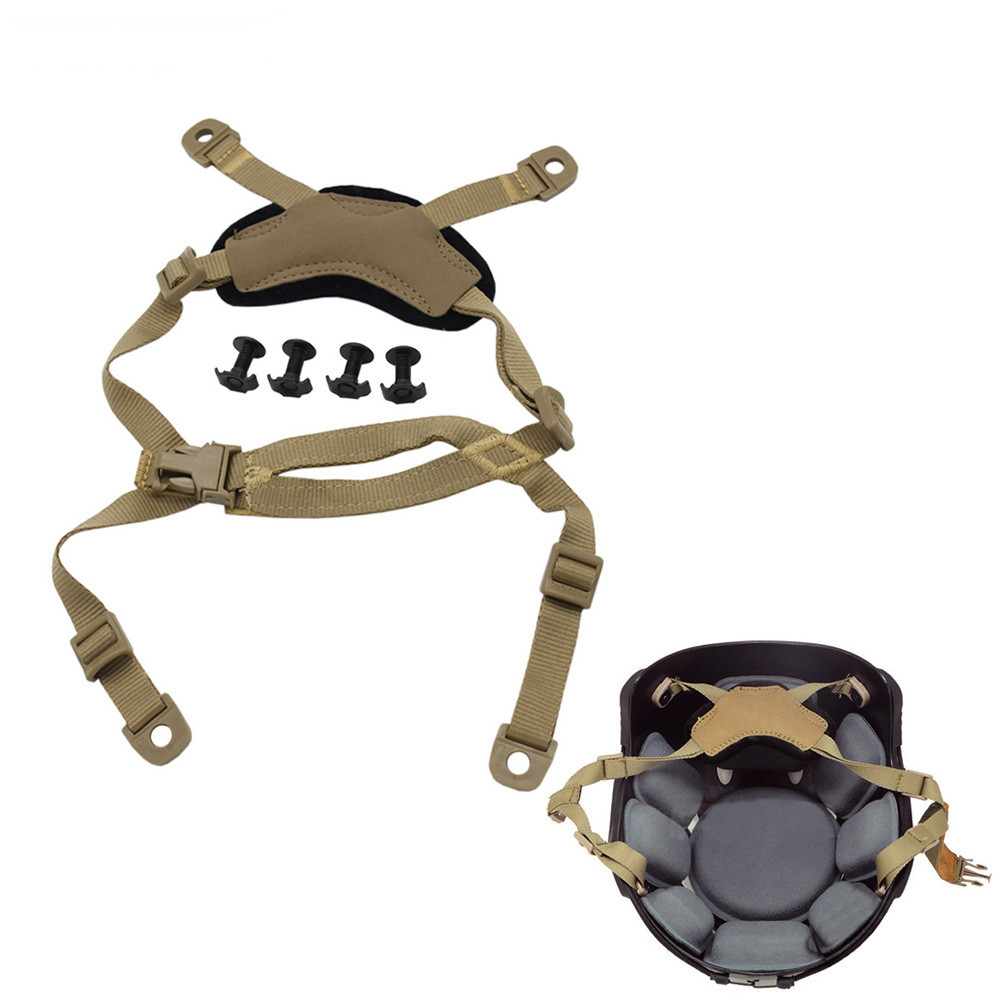 Jual Tactical Helmet General Suspension System X-NAPE Helmet Adjustable ...