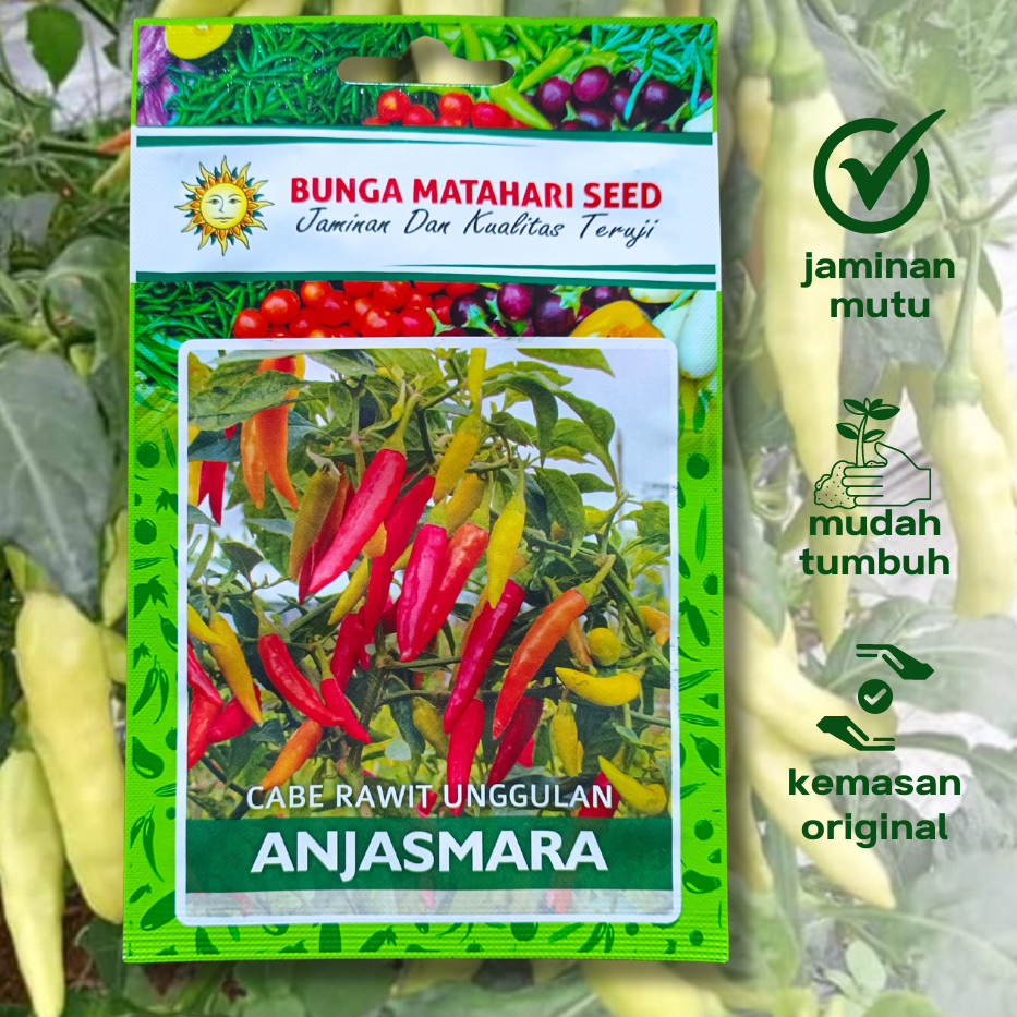 Jual Benih SP Cabe Rawit ANJASMARA isi 200 Biji Bibit Cap Bunga ...