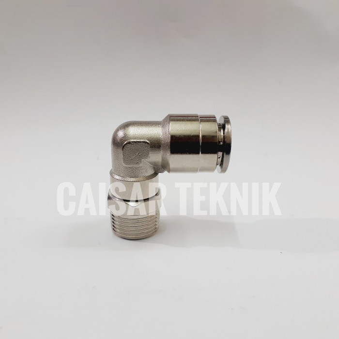 Jual Fiting Pneumatic WTPL 12-04 / Fitting Elbow 12mm × 1/2" inch Besi ...