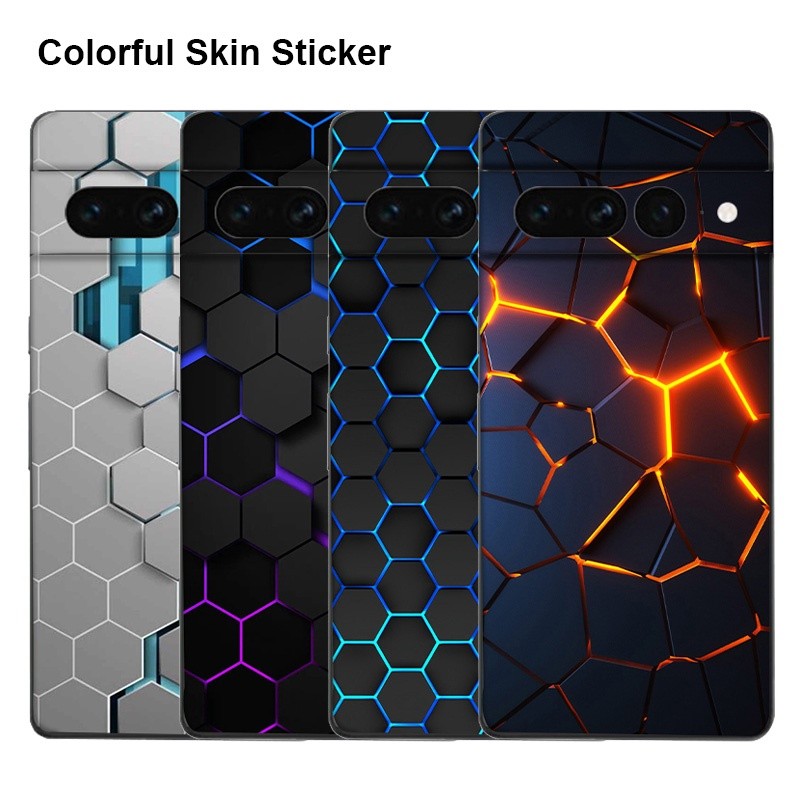 Jual GARSKIN PELINDUNG Colorful Honeycomb Decal Skin for Google Pixel 7 ...