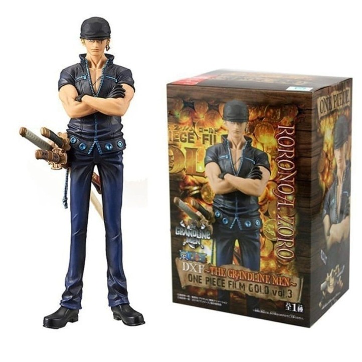 Jual ORIGINAL One Piece GLM Film Gold Zoro Roronoa - NEW BANDAI & VERY ...