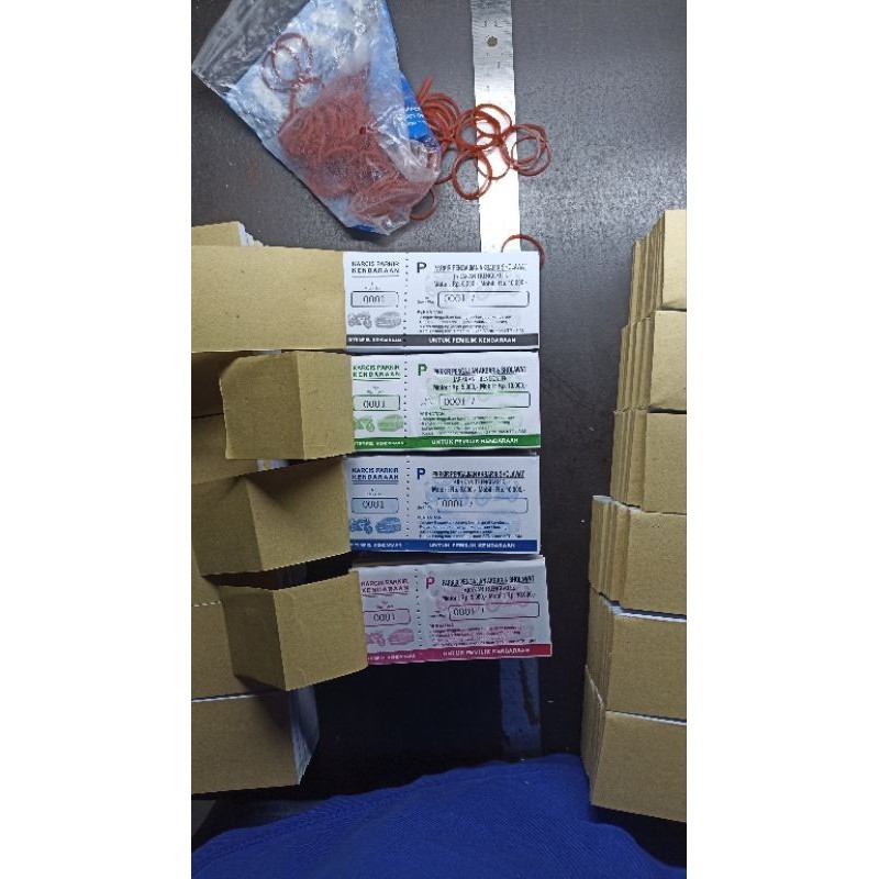 Jual KARCIS PARKIR MURAH BISA CUSTOM | Shopee Indonesia