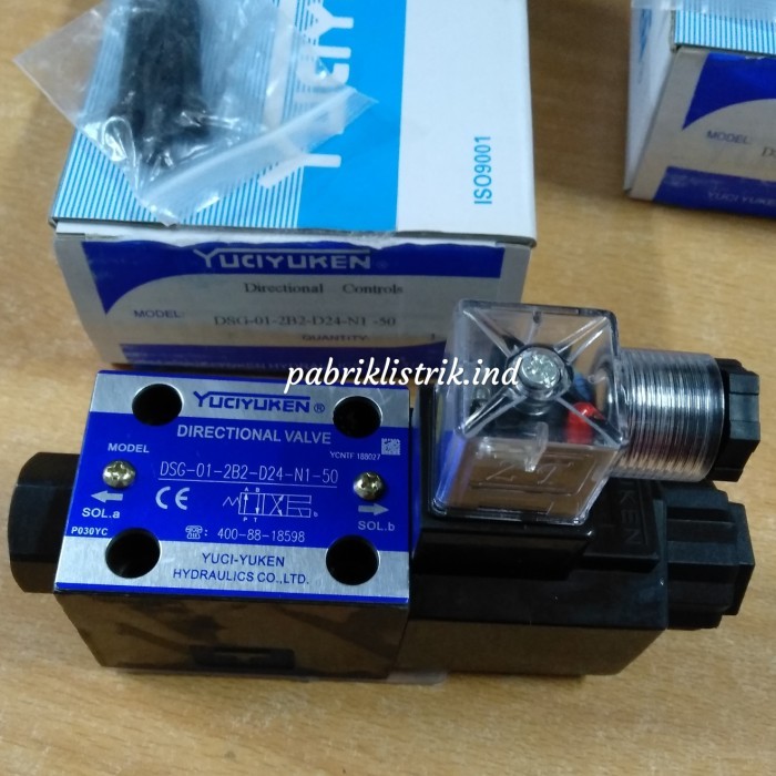 Jual CC99 Directional valve Hydraulic DSG 01 2B2 D24 N1 50 Yuci Yuken original | Shopee Indonesia