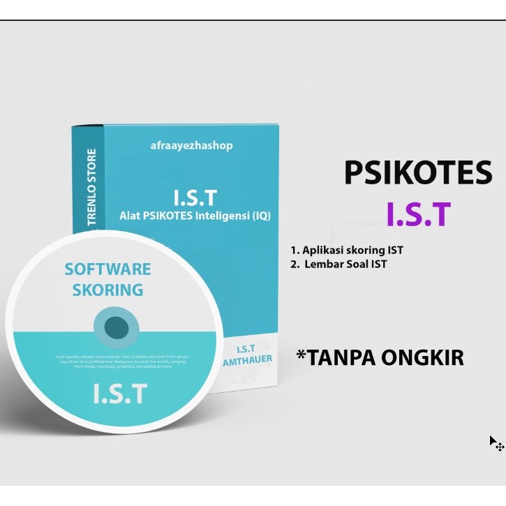 Jual Software Psikotes IST Alat Tes Psikologi IST dan Aplikasi Skoring ...