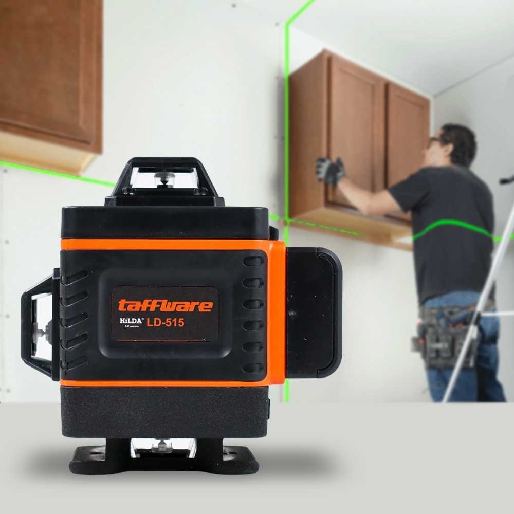 Jual Taffware Hilda Laser Level Self Leveling 4D 16 Line with Remote ...