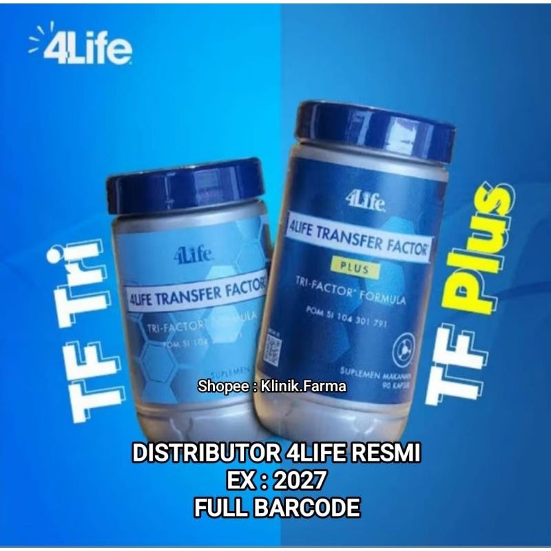 Jual 4Life Transfer Factor Plus Capsul Tri Factor Formula Asli Original ...